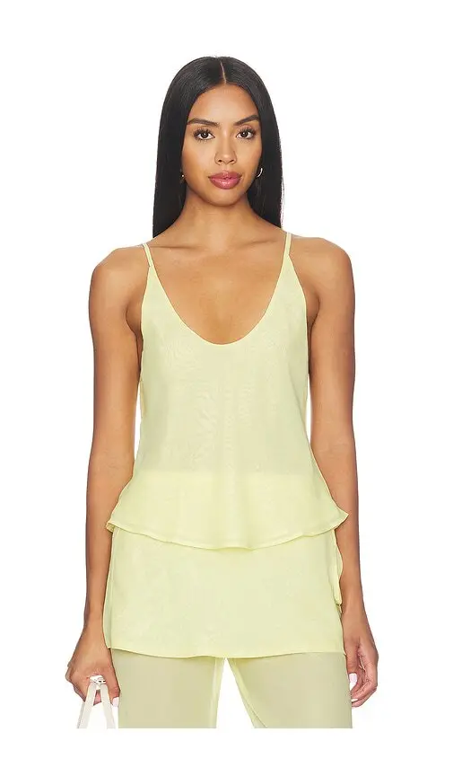 MADISON THE LABEL X Revolve Anastasia Tank - Yellow