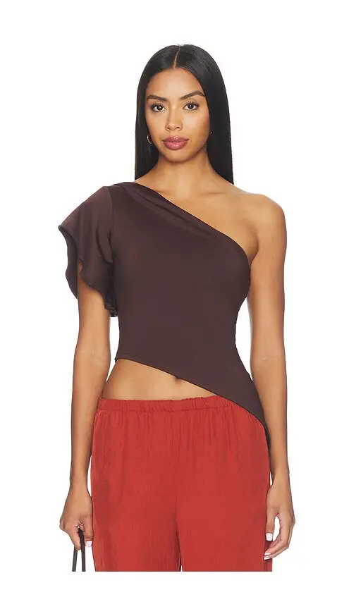 Superdown Marlene Asymmetrical Top In . Also