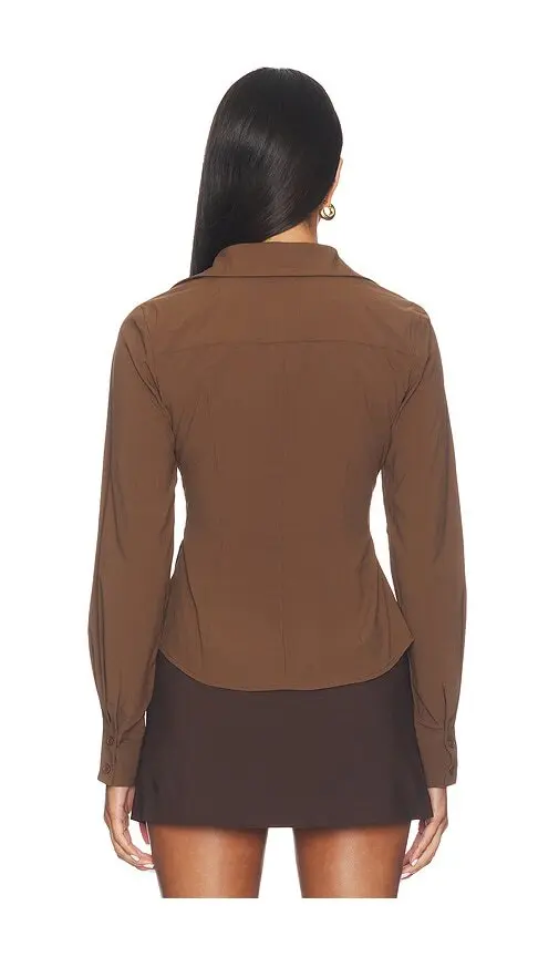 ALL THE WAYS Millie Button Up Top In . Also