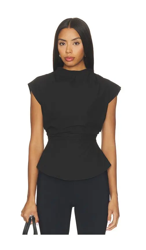 ALL THE WAYS Llana Cinched Top In . Also