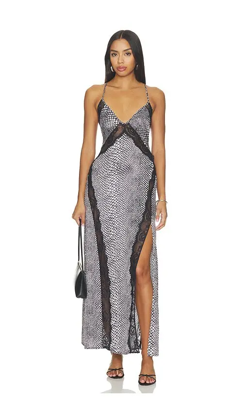 Free People X Intimately Some Kind Of Love Maxi Dress In . Also - Grey