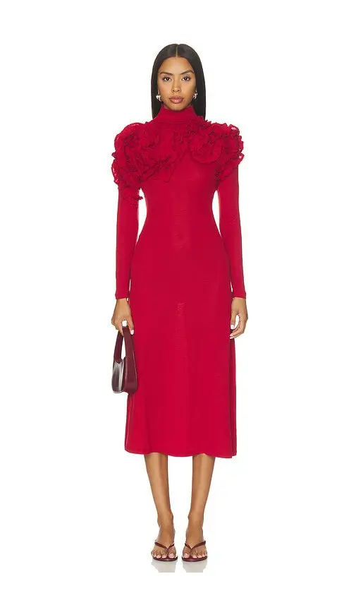 Ulla Johnson Solene Longsleeve Jersey Dress In . Also