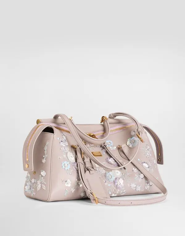 Dolce & Gabbana Medium Vittoria Handbag With Embroidery Collection