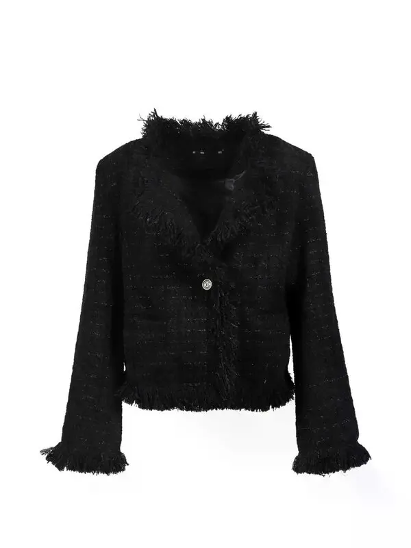 BOHEMSEO Frayed Tweed Jacket