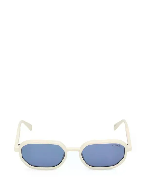 Guess Geometric Frame Sunglasses - Neutrals