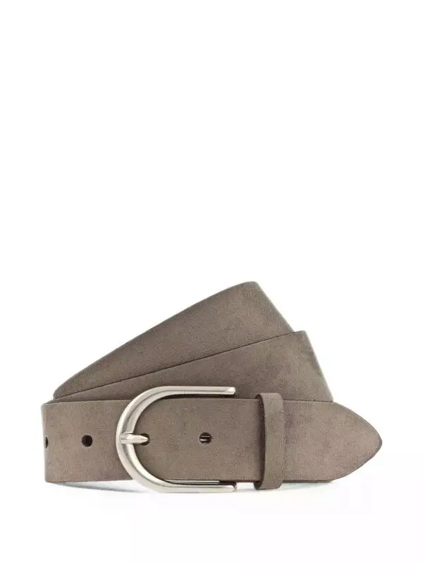BGM LABEL Velvet-effect Buckle-fastening Belt