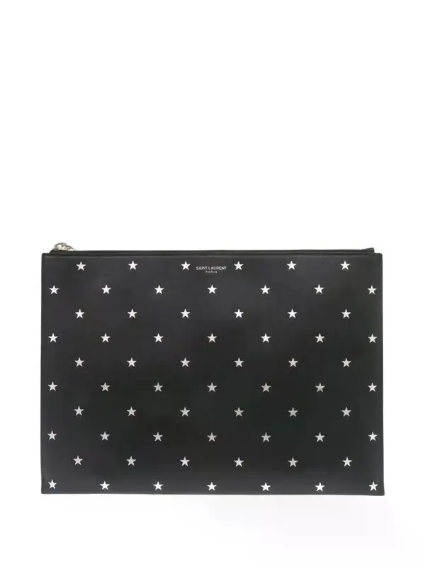 Saint Laurent 2019 Leather Star Clutch Bag