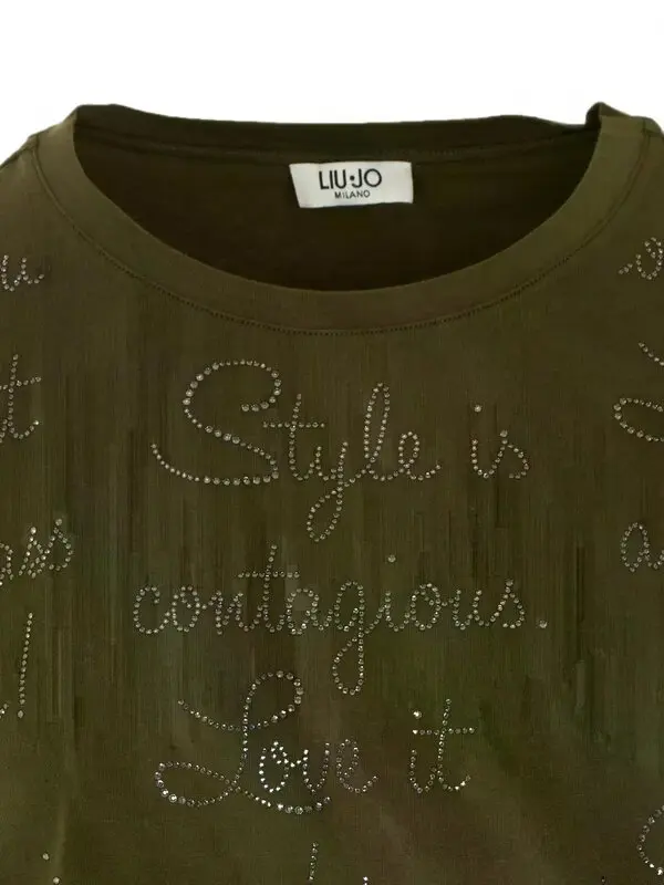 Liu Jo Rhinestone-embellished T-shirt