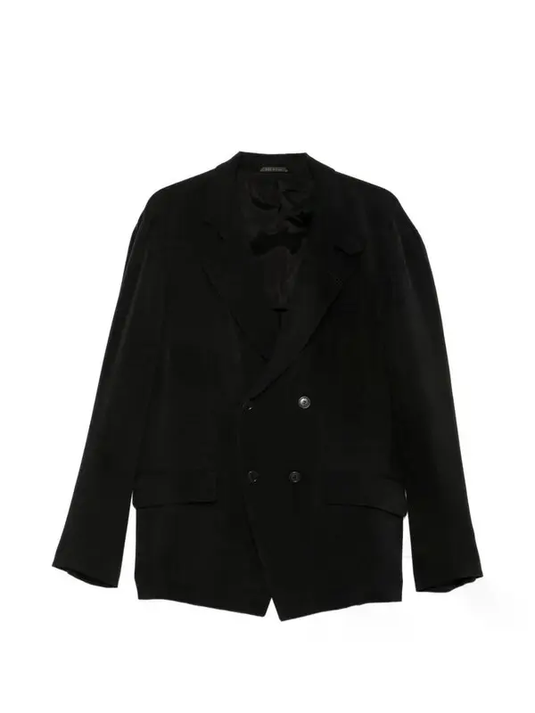 Giorgio Armani Double-breasted Peaked-lapel Jacket