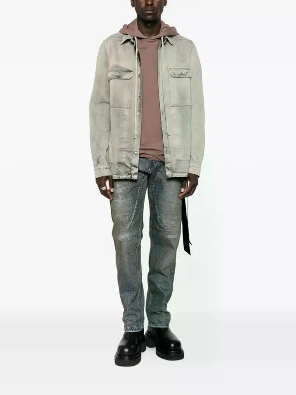 Rick Owens Long-sleeve Buttoned Overshirt