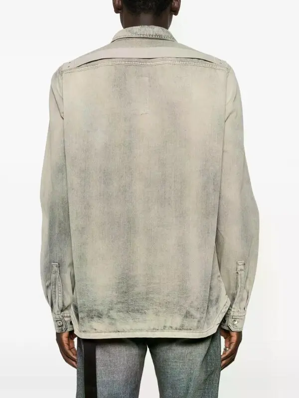 Rick Owens Long-sleeve Buttoned Overshirt