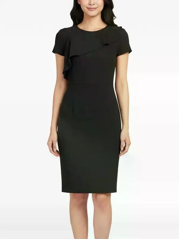 Maje Fanny Flounced Mini Dress