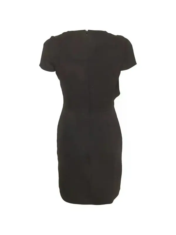 Maje Fanny Flounced Mini Dress