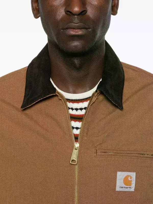 Carhartt Work In Progress Detroit Canvas Jacket - Brown