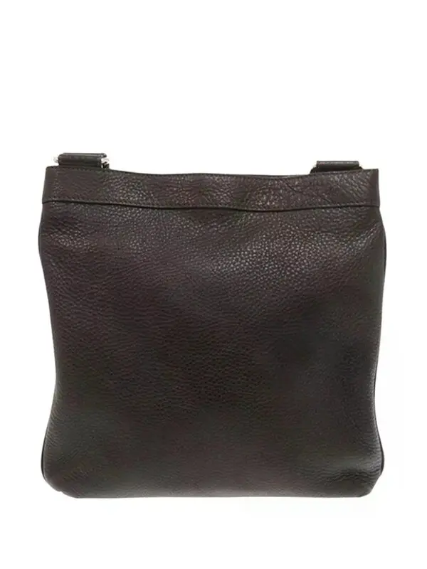 FERRAGAMO 2000-2010 Leather Gancini Crossbody Bag