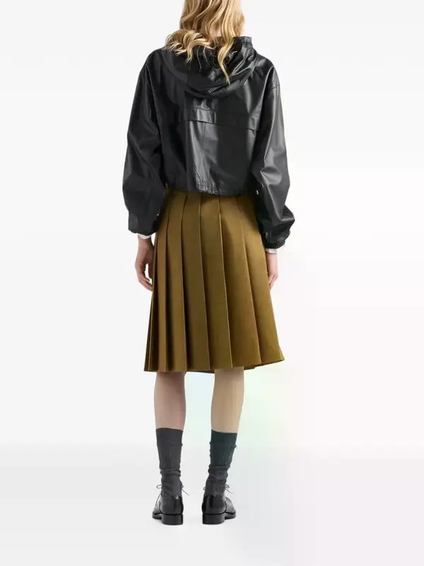 Prada Hooded Nappa-leather Jacket