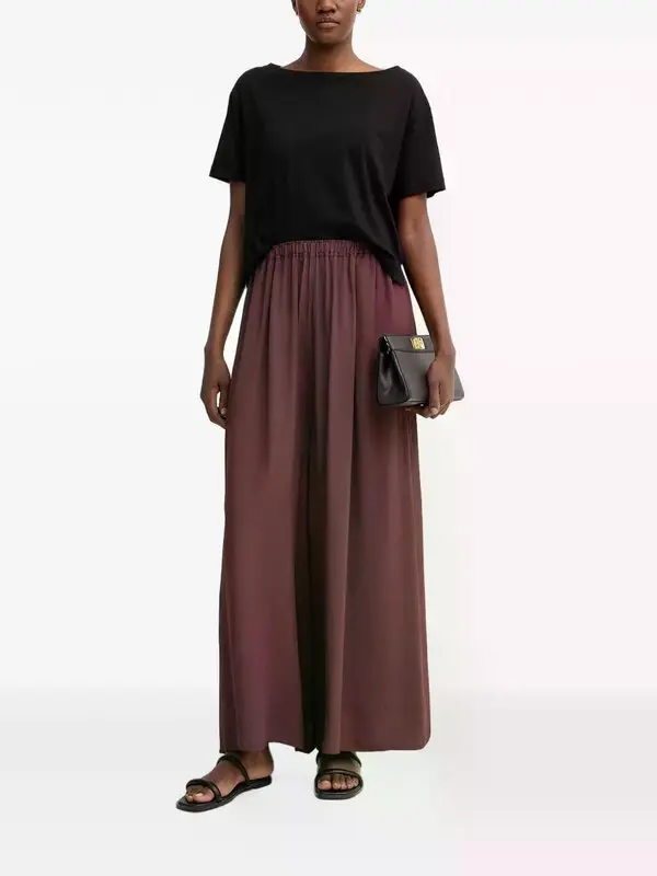 Sisley Elasticated-waist Palazzo Pants