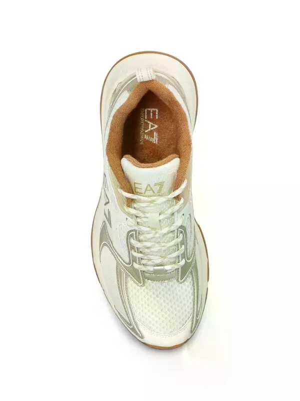 EA7 Logo-patch Panelled Sneakers