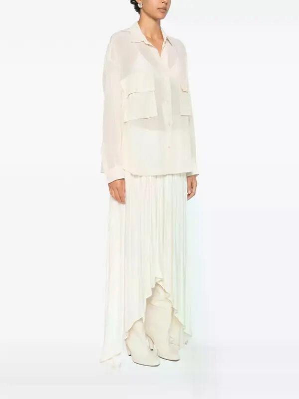 Momoni Chest-pocket Long-sleeve Shirt