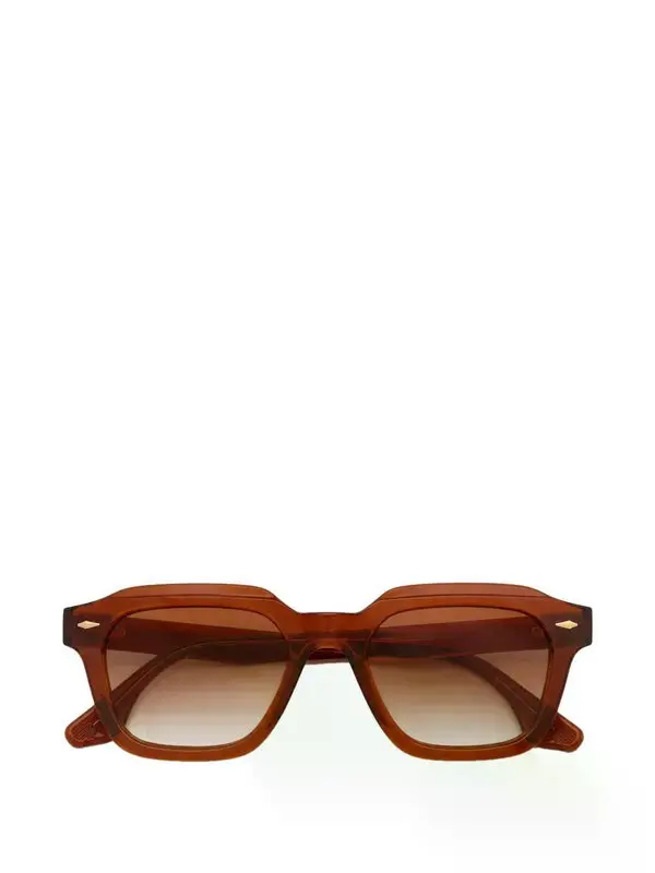 KAT MACONIE Nova Geometric-frame Sunglasses - Brown