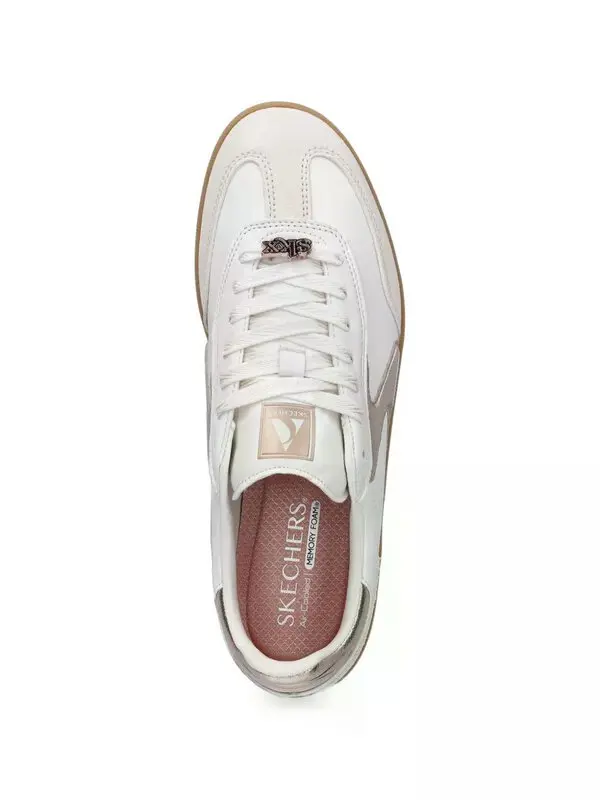 Sketchers Metallic-effect Logo-plaque Sneakers