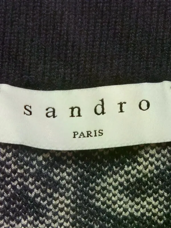 Sandro Felicie Monogram Flared Mini Skirt