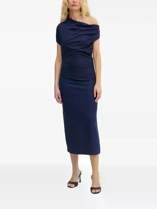 SILVIAN HEACH Crystal-embellished Draped Maxi Dress