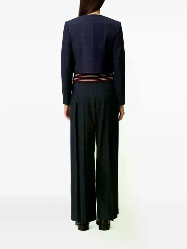 Claudie Pierlot Checked Boxy Jacket