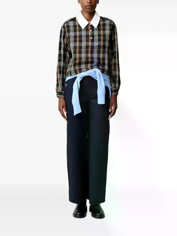 Claudie Pierlot Checked Blouse