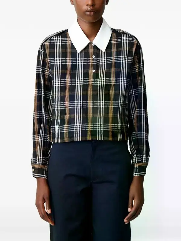 Claudie Pierlot Checked Blouse