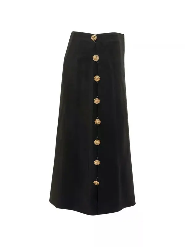 Versace Medusa '95 Button-embellished Skirt