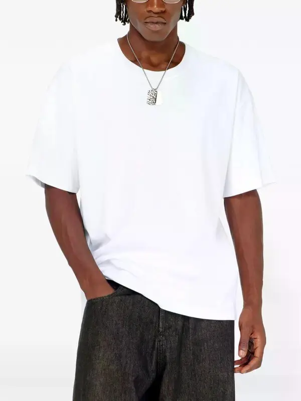 DIESEL® Cotton-interlock T-shirt With Logo Embroidery