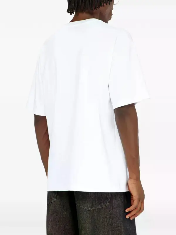DIESEL® Cotton-interlock T-shirt With Logo Embroidery
