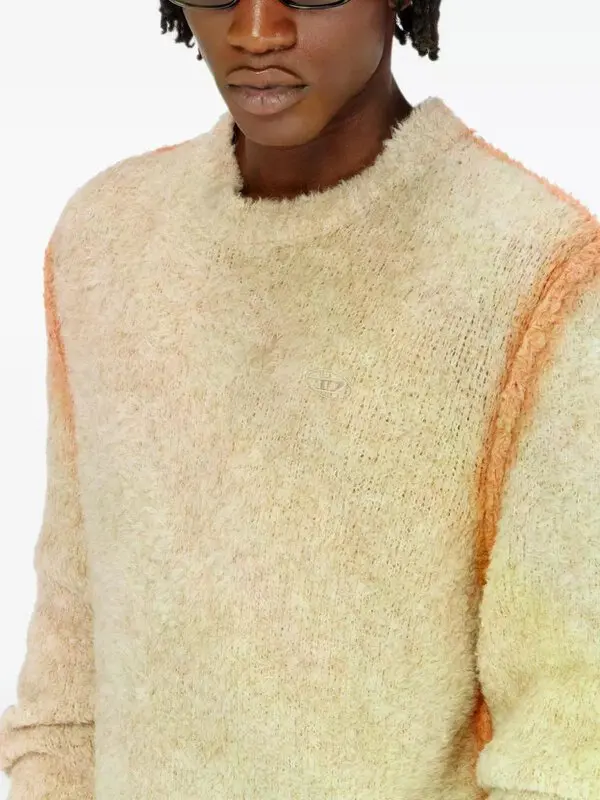 DIESEL® Alpaca-blend Jumper With Spray-dyed Seams