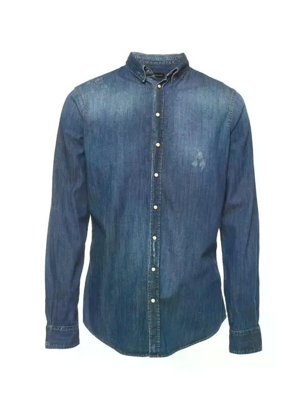 Dsquared2 Distressed-details Denim Shirt
