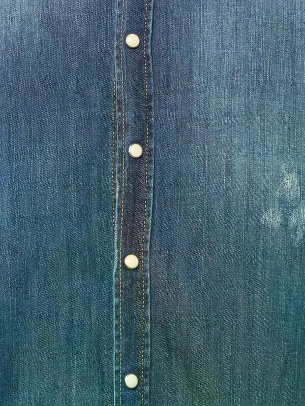 Dsquared2 Distressed-details Denim Shirt