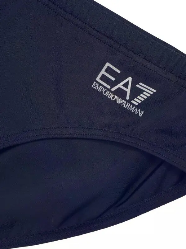 EA7 Logo-print Swimming Briefs