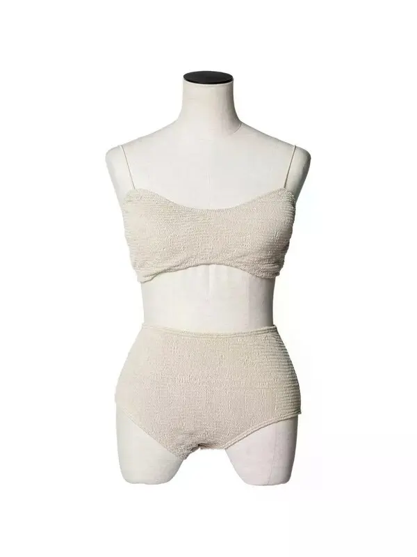 MULLER OF YOSHIOKUBO Bumpy Shirred Bikini
