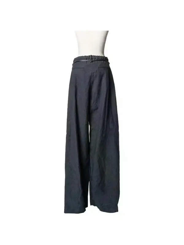 MULLER OF YOSHIOKUBO Belted Pleated Trousers