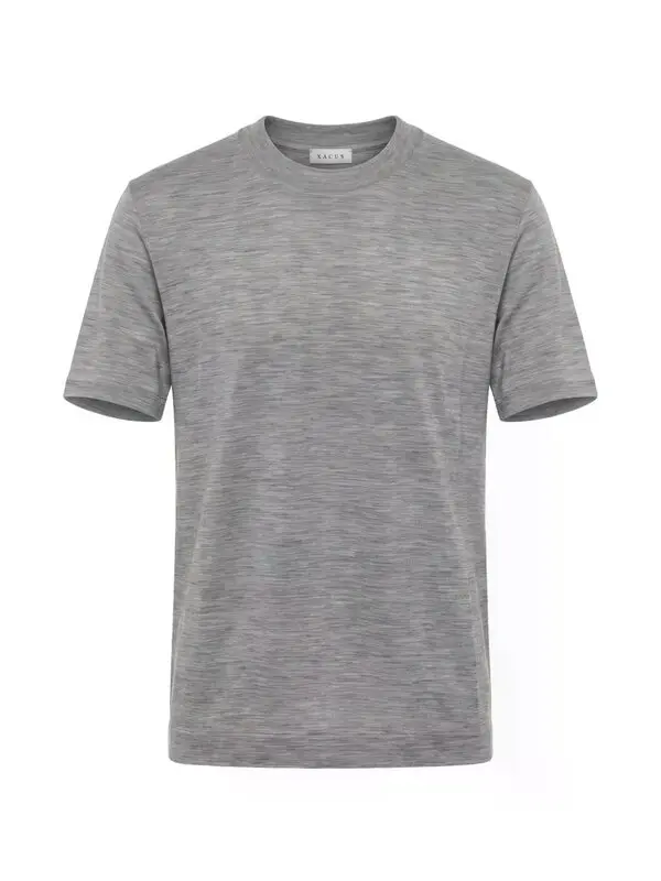 XACUS Crew-neck Wool T-shirt