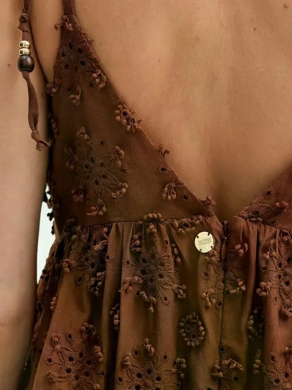 SILVIAN HEACH Broderie-anglaise Tiered Maxi Dress