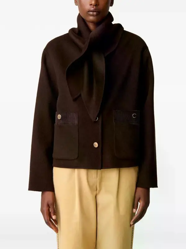 Claudie Pierlot Short Wool Blend Coat