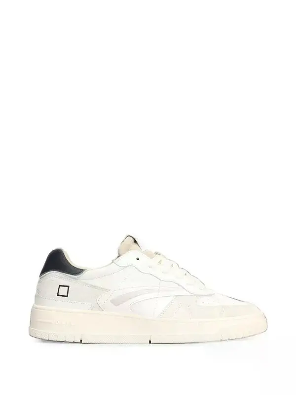 D.a.t.e. Torneo Pure Perforated Panelled Sneakers