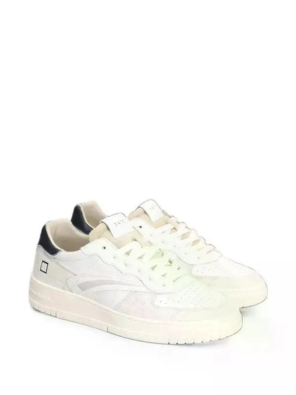 D.a.t.e. Torneo Pure Perforated Panelled Sneakers