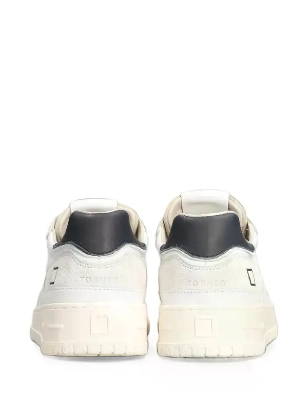 D.a.t.e. Torneo Pure Perforated Panelled Sneakers