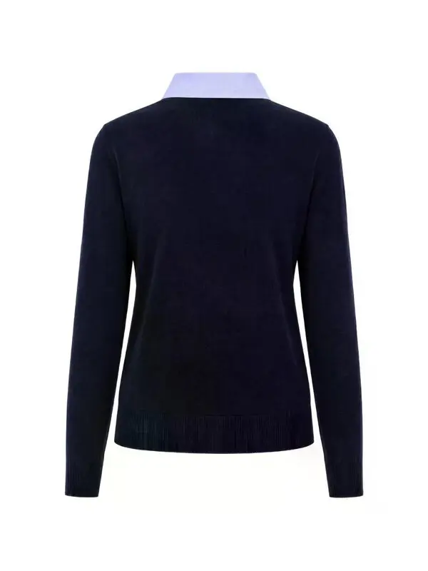Liu Jo Sweater With Poplin Detail