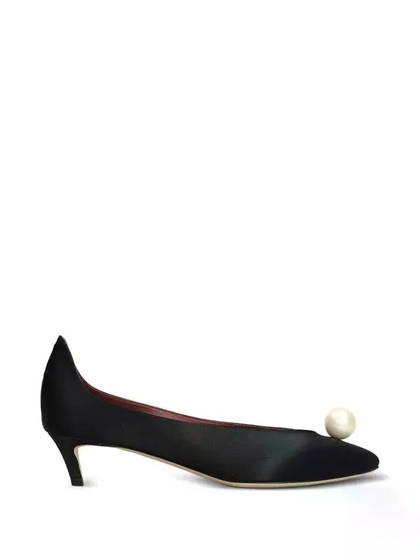 Magda Butrym Pearl-embellished Pointed-toe Pumps