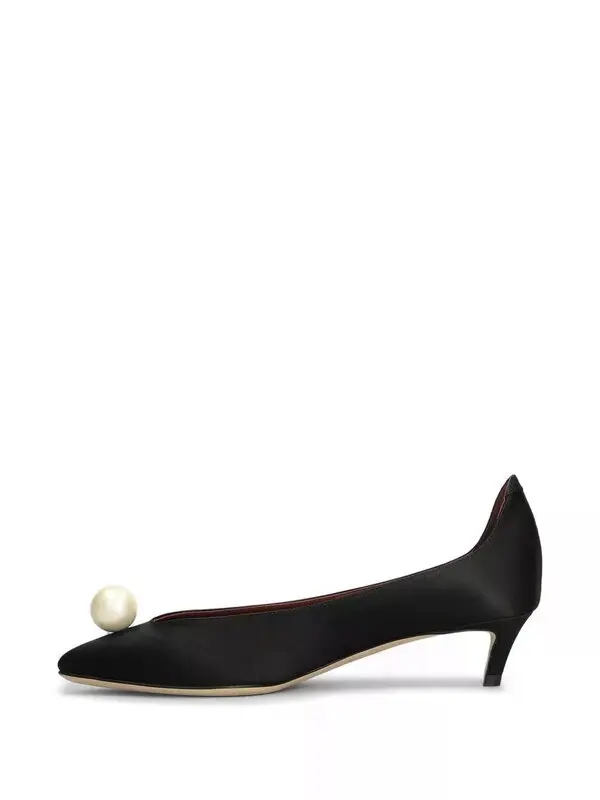 Magda Butrym Pearl-embellished Pointed-toe Pumps