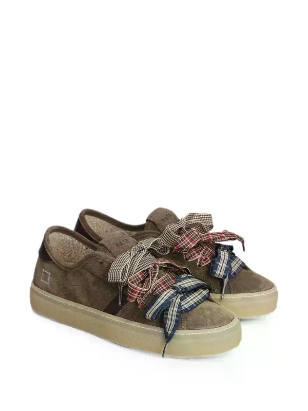 D.a.t.e. Bow-embellished Suede Sneakers