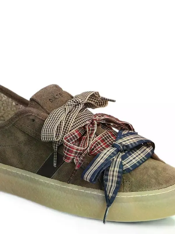 D.a.t.e. Bow-embellished Suede Sneakers